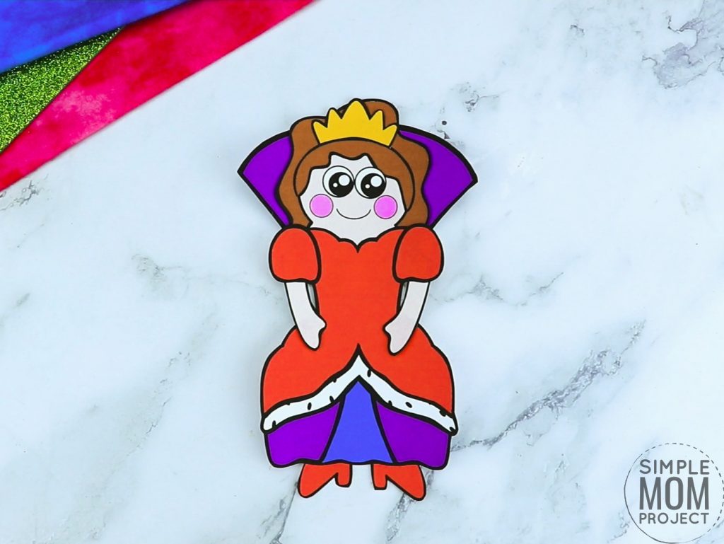 Free Printable Queen Craft Template - Simple Mom Project
