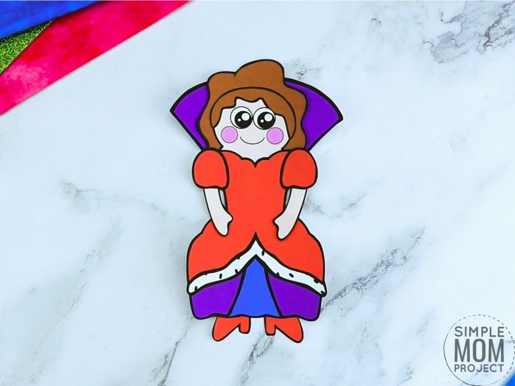 Free Printable Queen Craft Template - Simple Mom Project