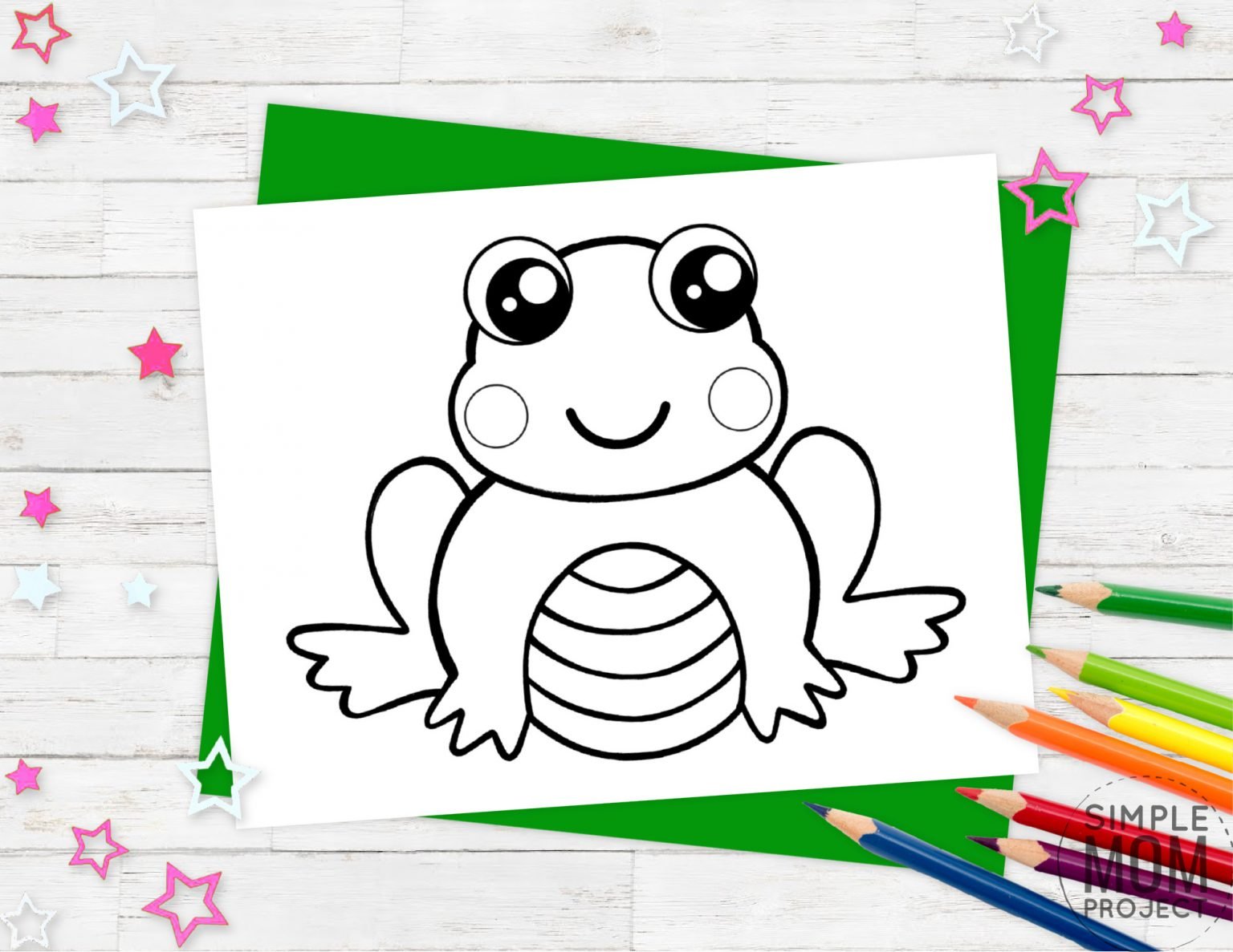 Free Printable Frog Template - Simple Mom Project