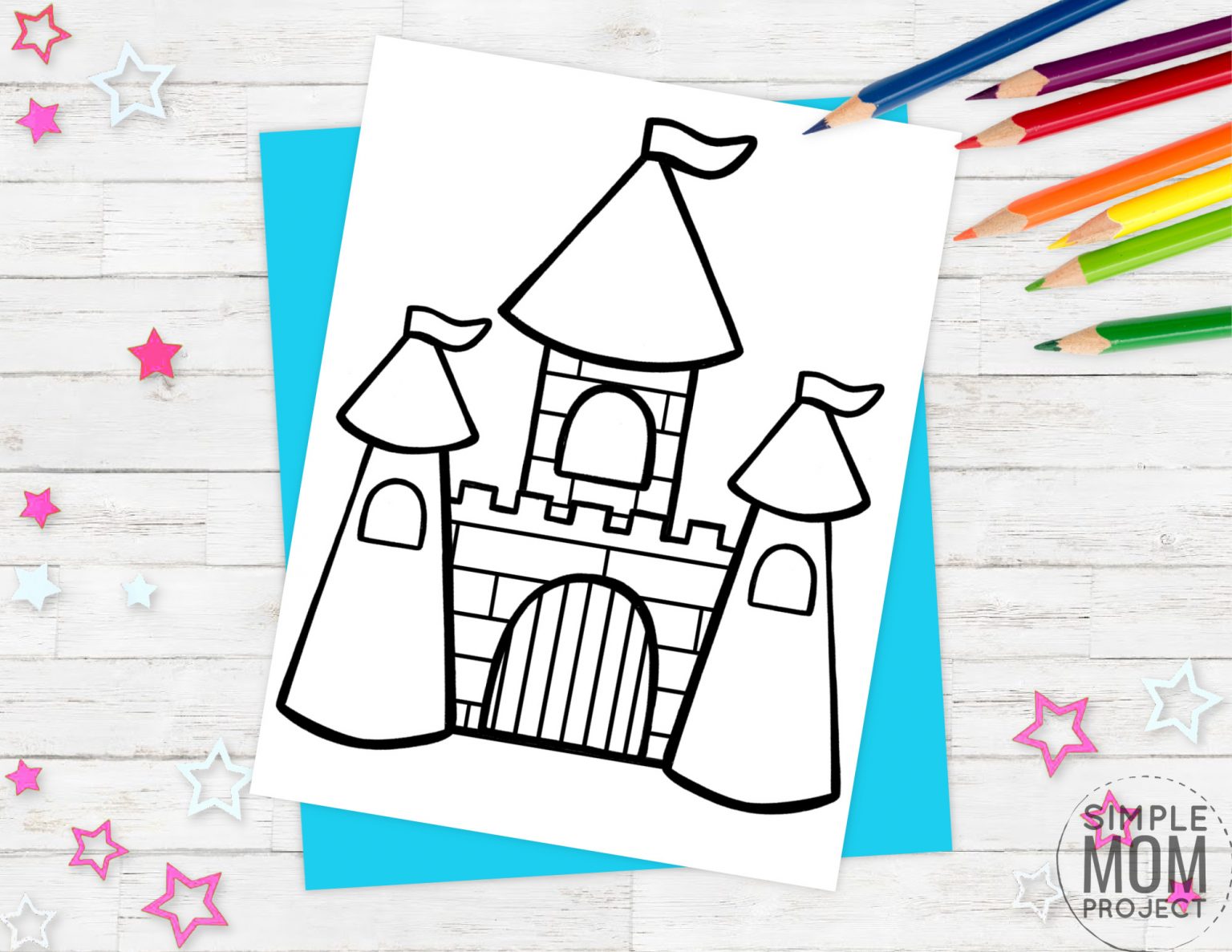 Free Printable Princess Castle Template - Simple Mom Project