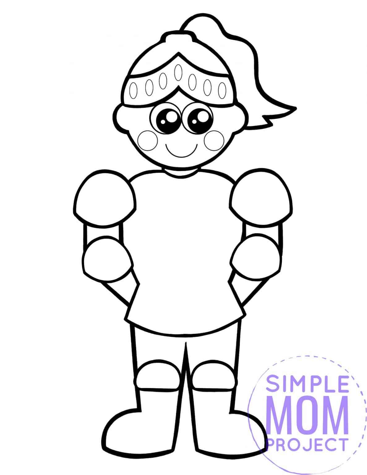 Printable Storybook Character Templates - Simple Mom Project