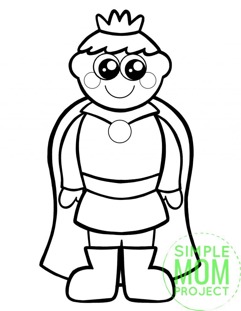 Free Printable Prince Template - Simple Mom Project