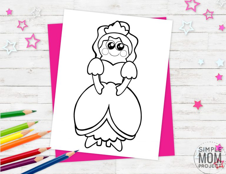 Free Printable Princess Template – Simple Mom Project