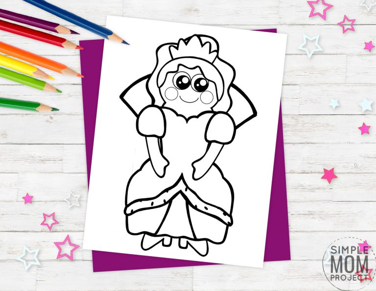 Free Printable Queen Template - Simple Mom Project