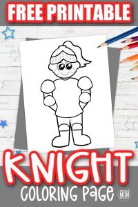 Free Printable Knight Template – Simple Mom Project