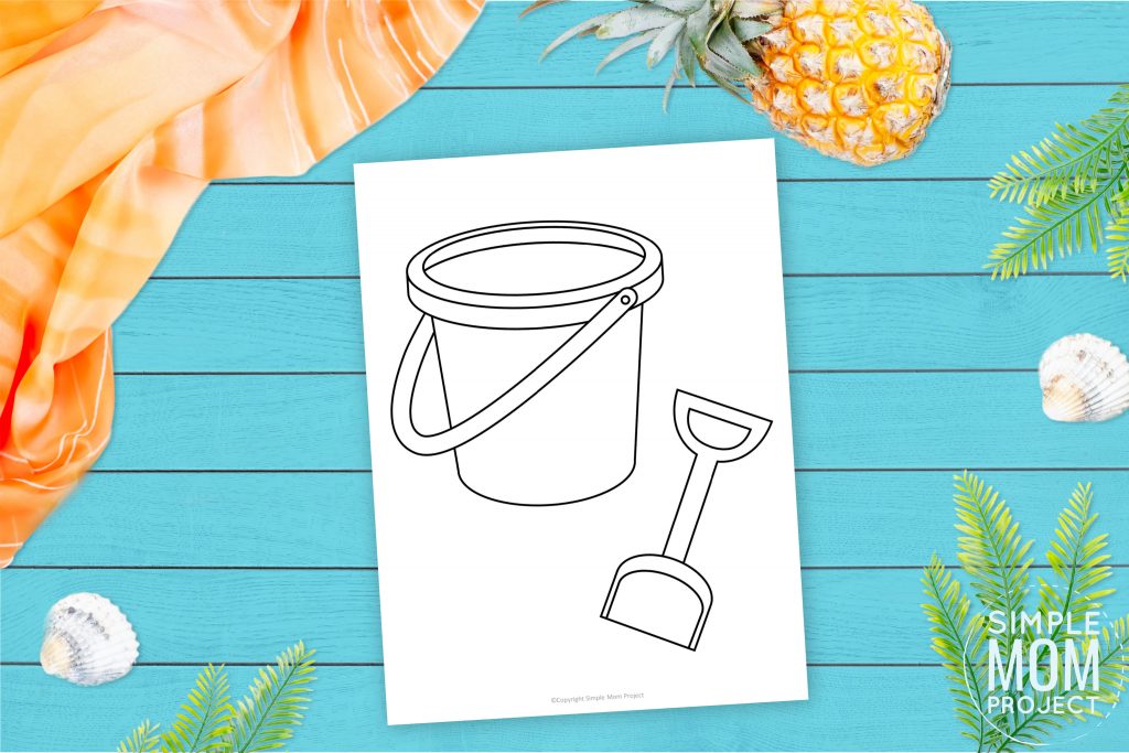 Free Printable Beach Pail and Shovel Template (Easy Summer Activity for ...