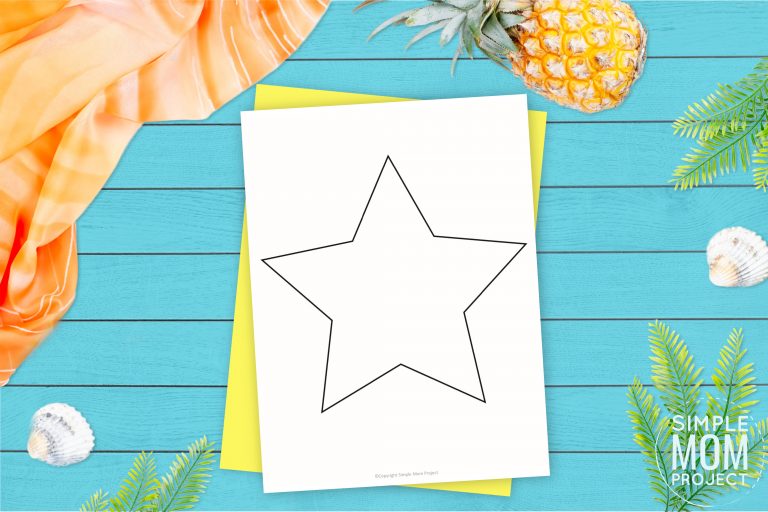 Free Printable Star Template - Simple Mom Project