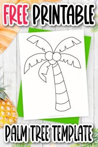 Free Printable Palm Tree Template – Simple Mom Project