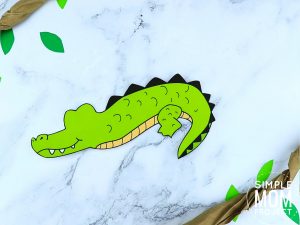 Free Printable Crocodile Craft Template - Simple Mom Project