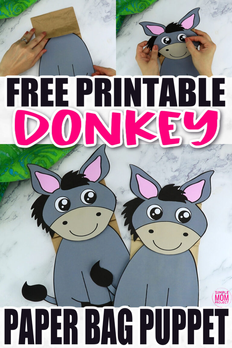 Free Printable Bear Paper Bag Puppet Template - Simple Mom Project