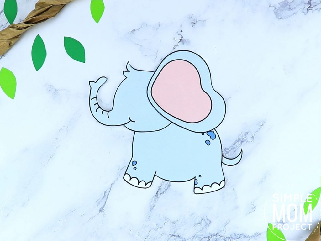Free Printable Elephant Craft Template – Simple Mom Project