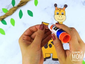 Free Printable Giraffe Craft Template - Simple Mom Project