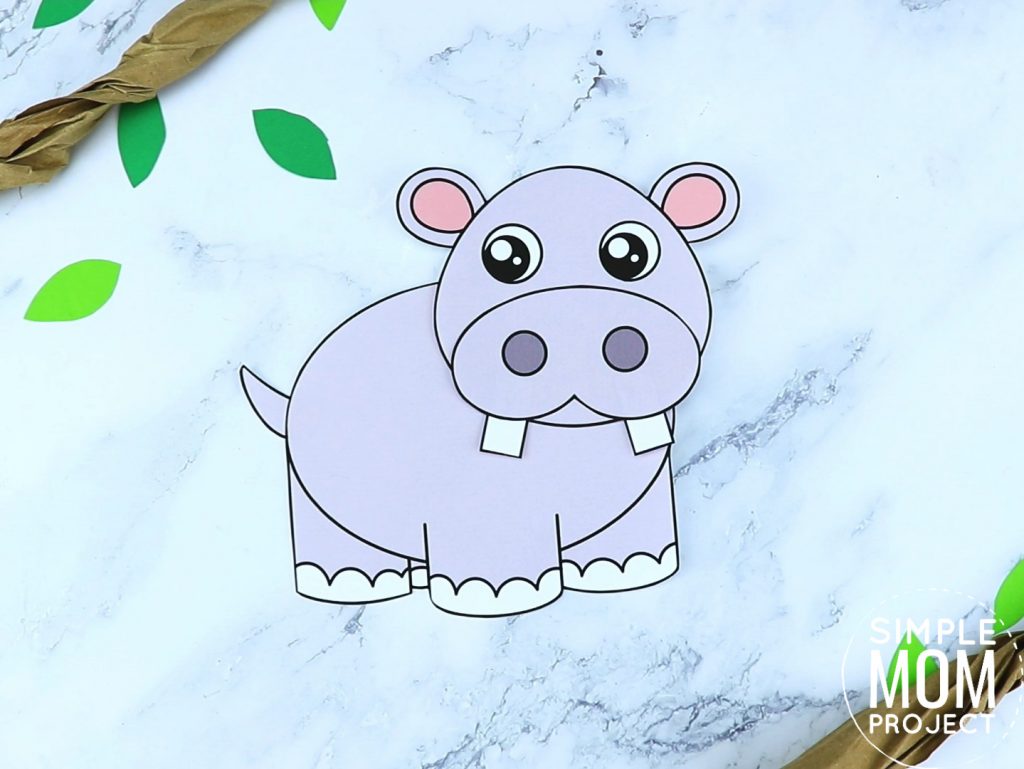 Free Printable Hippo Craft Template – Simple Mom Project Free Printable Hippo Craft Template – Simple Mom Project