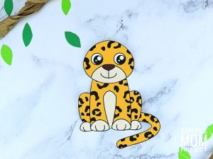 Free Printable Leopard Craft Template - Simple Mom Project