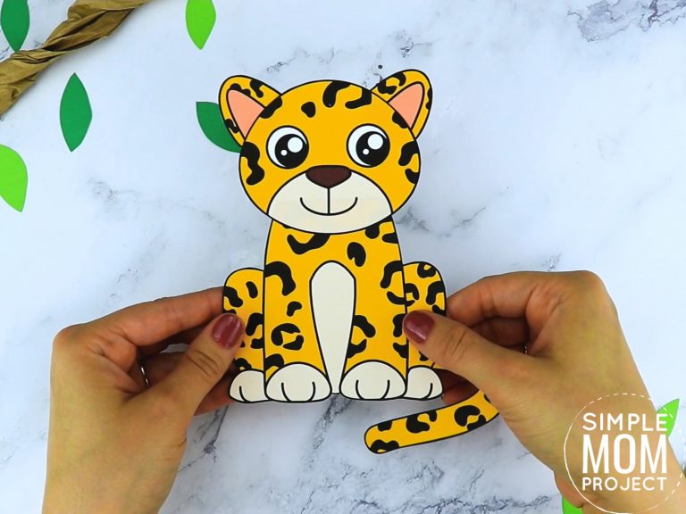 Free Printable Leopard Craft Template - Simple Mom Project