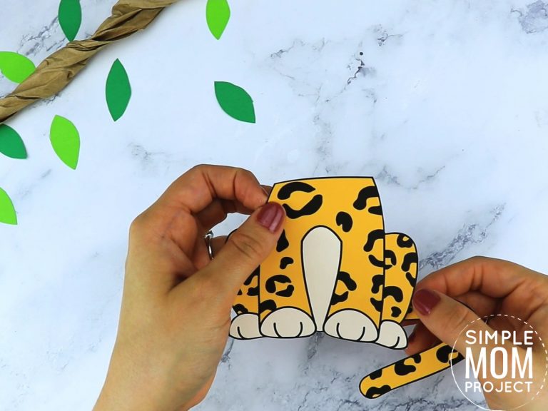 Free Printable Leopard Craft Template - Simple Mom Project