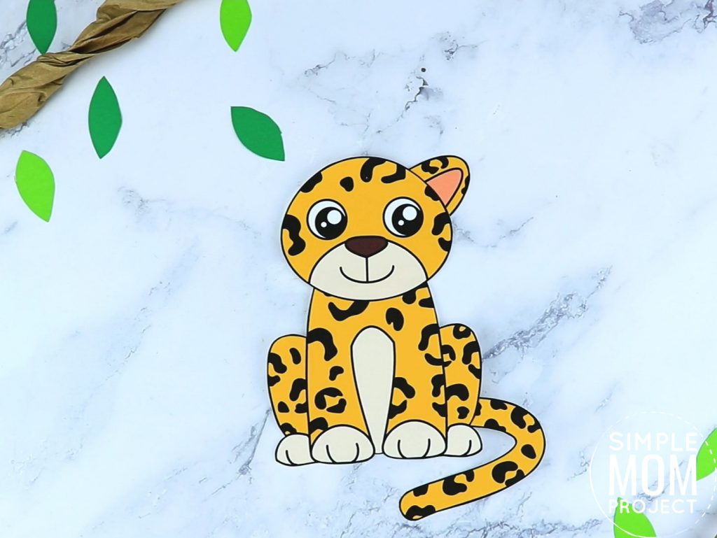 Free Printable Leopard Craft Template - Simple Mom Project