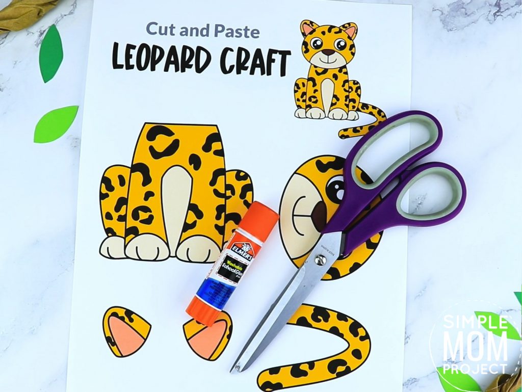 Free Printable Leopard Craft Template - Simple Mom Project