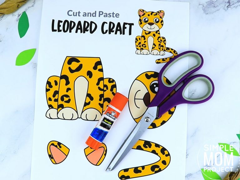 Free Printable Leopard Craft Template - Simple Mom Project