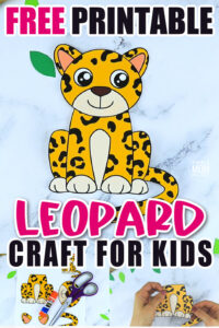 Free Printable Leopard Craft Template – Simple Mom Project