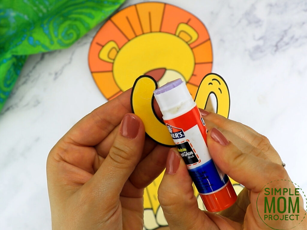 Free Printable Lion Paper Bag Puppet Template - Simple Mom Project