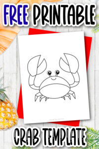 Free Printable Crab Template – Simple Mom Project