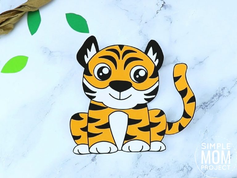 Free Printable Tiger Craft Template – Simple Mom Project