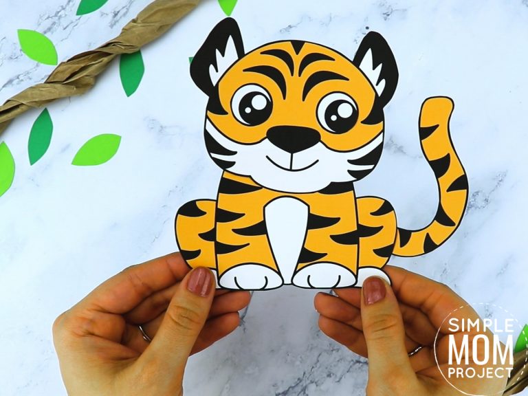 Free Printable Tiger Craft Template – Simple Mom Project