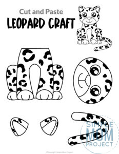 Free Printable Leopard Craft Template - Simple Mom Project