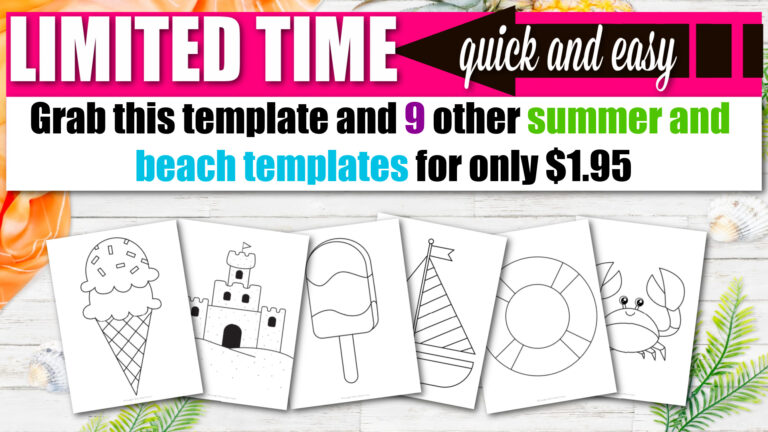 Free Printable Life Preserver Ring Template - Simple Mom Project