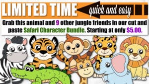 Free Printable Monkey Craft Template - Simple Mom Project