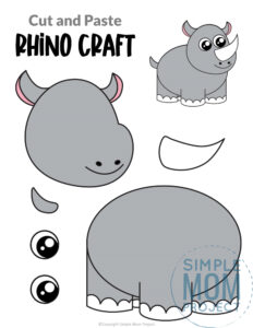 Printable Jungle Safari Animal Craft Templates – Simple Mom Project