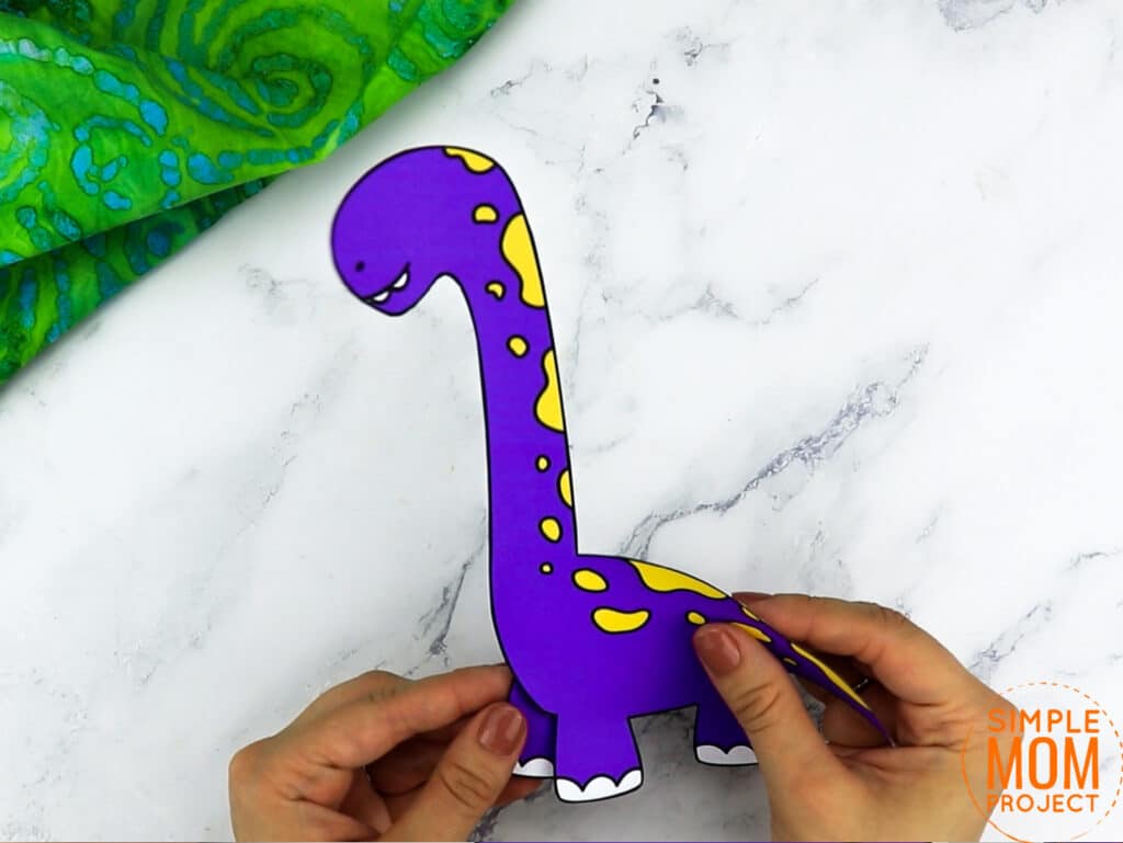 Free Printable Brachiosaurus Craft Template – Simple Mom Project