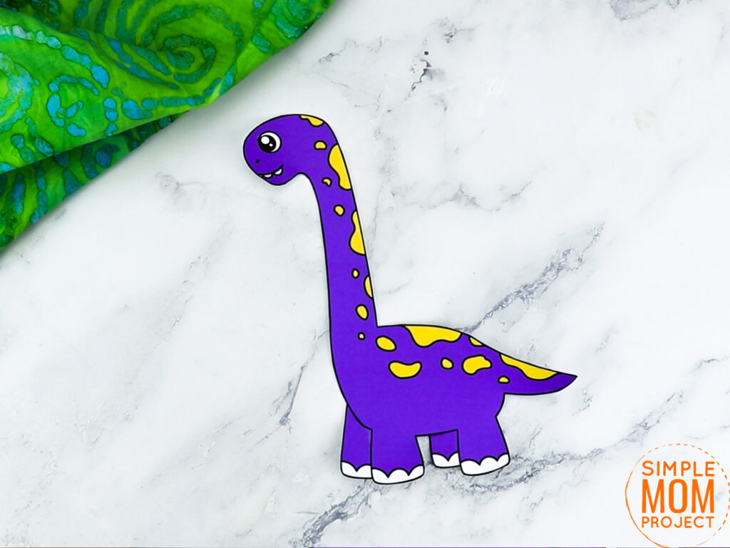 Free Printable Brachiosaurus Craft Template – Simple Mom Project