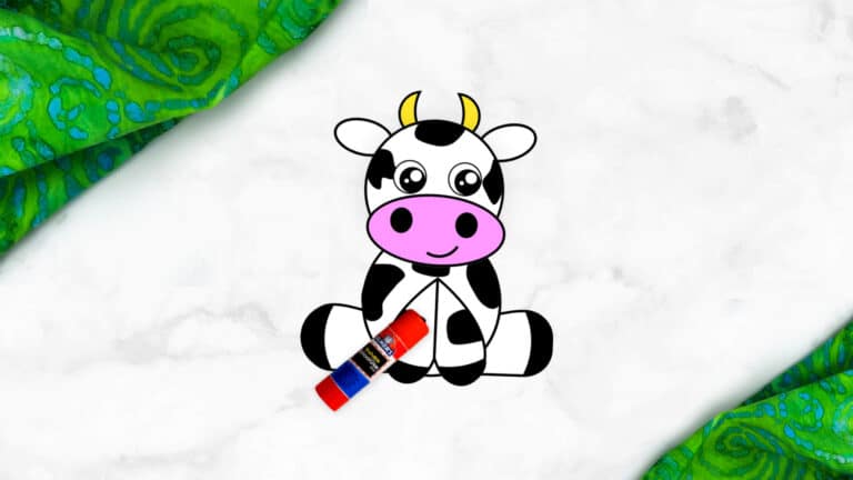 Free Printable Farm Cow Craft Art Project - Simple Mom Project