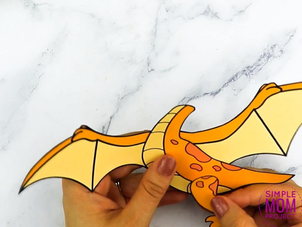 Free Printable Pterodactyl Craft Template – Simple Mom Project