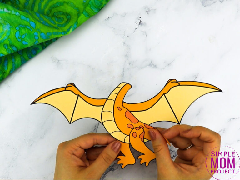 Free Printable Pterodactyl Craft Template – Simple Mom Project
