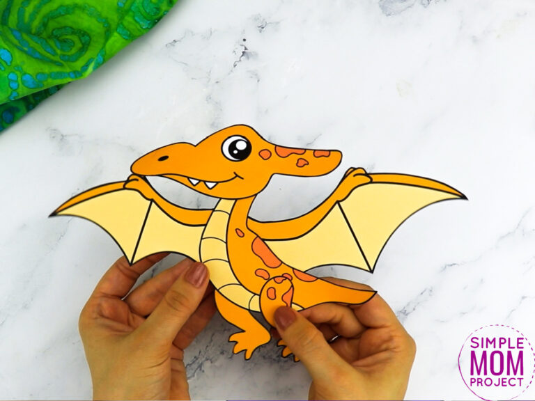 Free Printable Pterodactyl Craft Template – Simple Mom Project