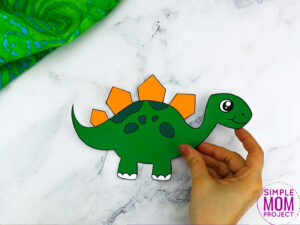 Free Printable Stegosaurus Craft Template – Simple Mom Project