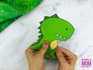 Free Printable Tyrannosaurus Rex Craft Template - Simple Mom Project