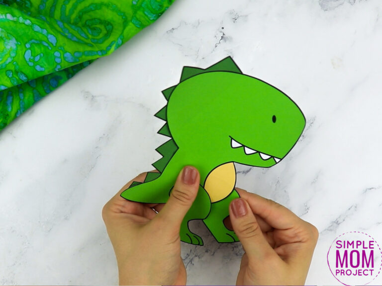 Free Printable Tyrannosaurus Rex Craft Template – Simple Mom Project