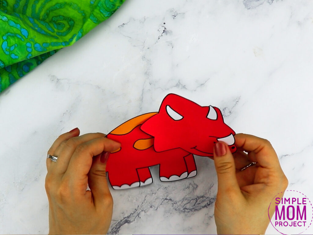 Free Printable Triceratops Craft Template - Simple Mom Project