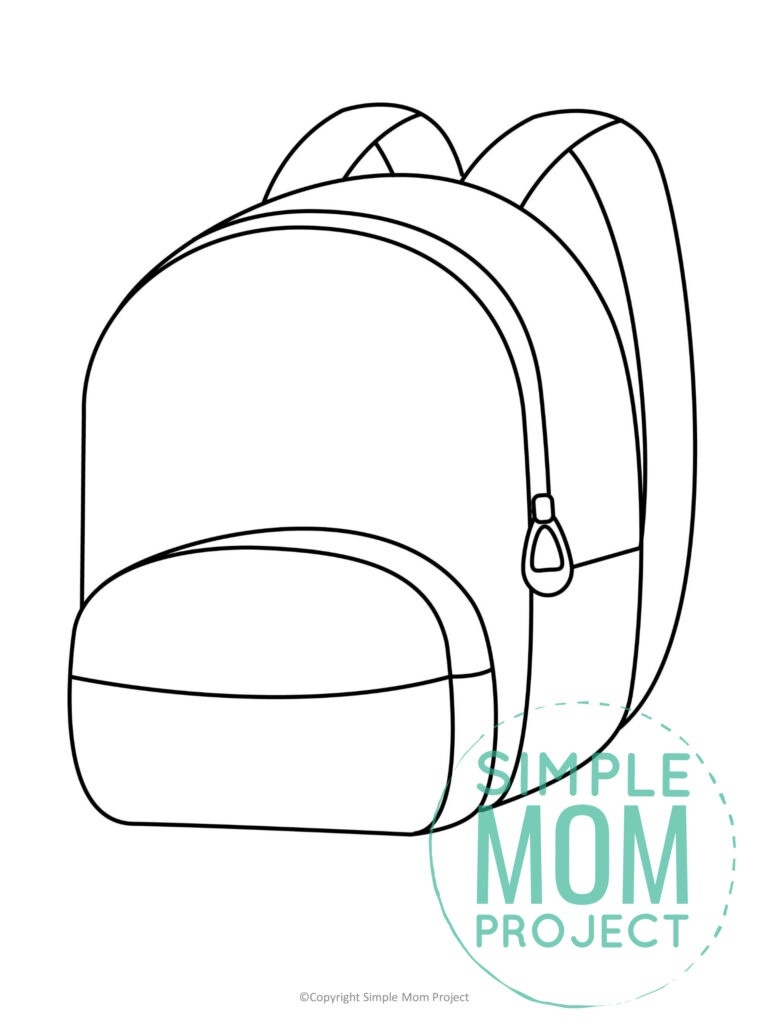 Printable Backpack Template Printable World Holiday