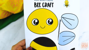Free Printable Bumble Bee Craft Template - Simple Mom Project