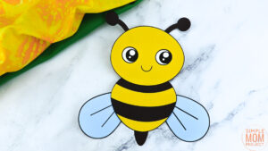 Free Printable Bumble Bee Craft Template - Simple Mom Project
