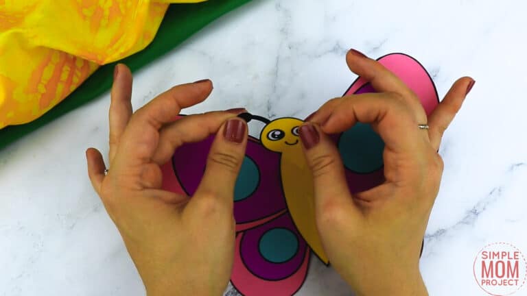 Free Printable Butterfly Craft Template | Easy Cut and Paste Activity ...