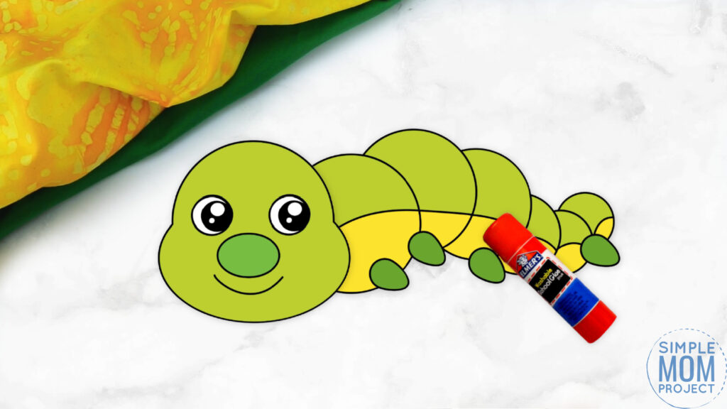 Free Printable Caterpillar Craft Template – Simple Mom Project