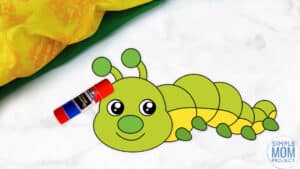 Free Printable Caterpillar Craft (Simple Insect Activity for Kids ...