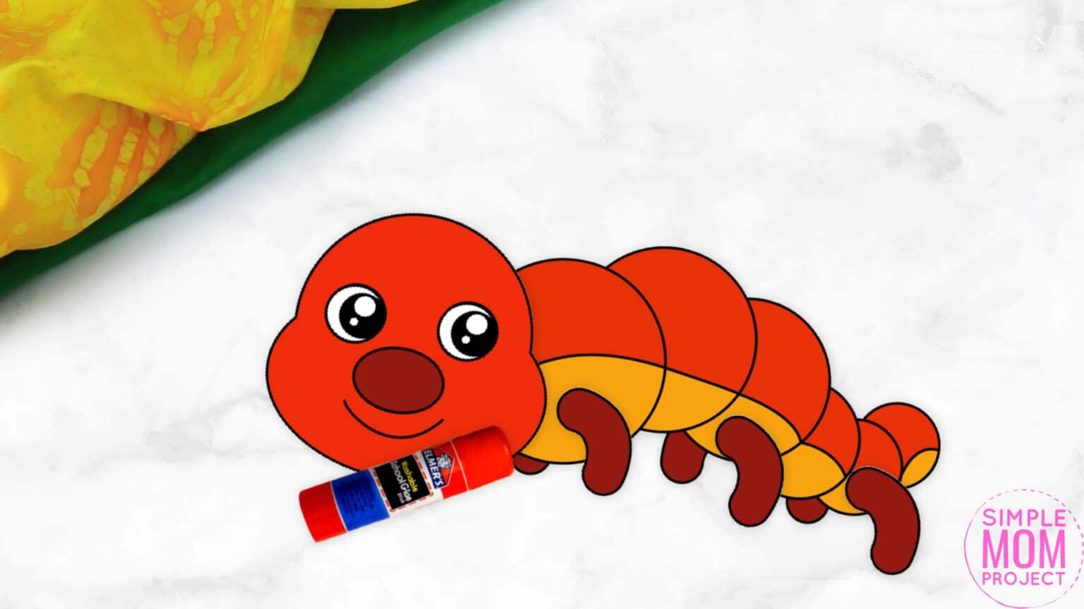 Free Printable Centipede Craft Template - Simple Mom Project