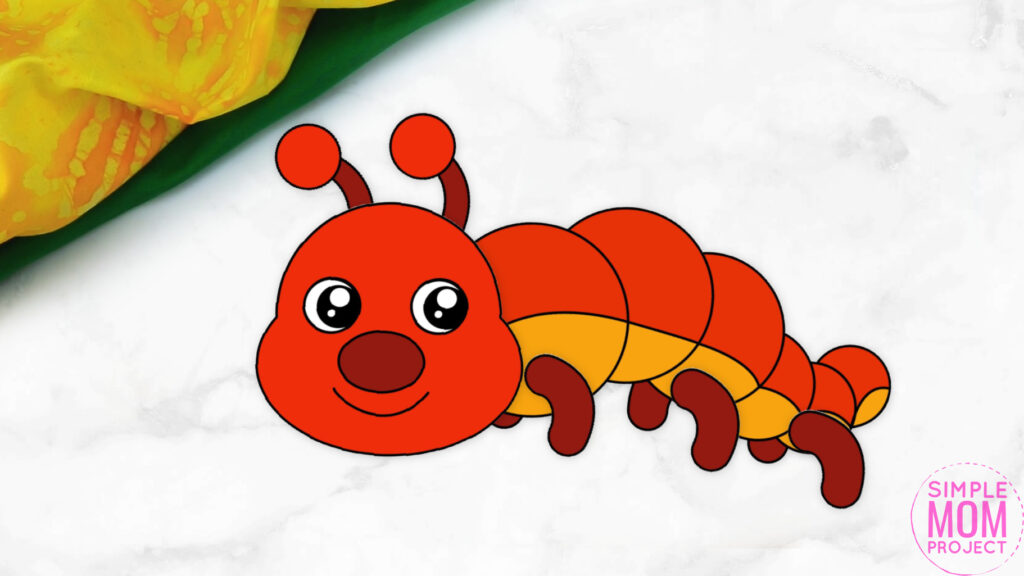 Free Printable Centipede Craft Template - Simple Mom Project